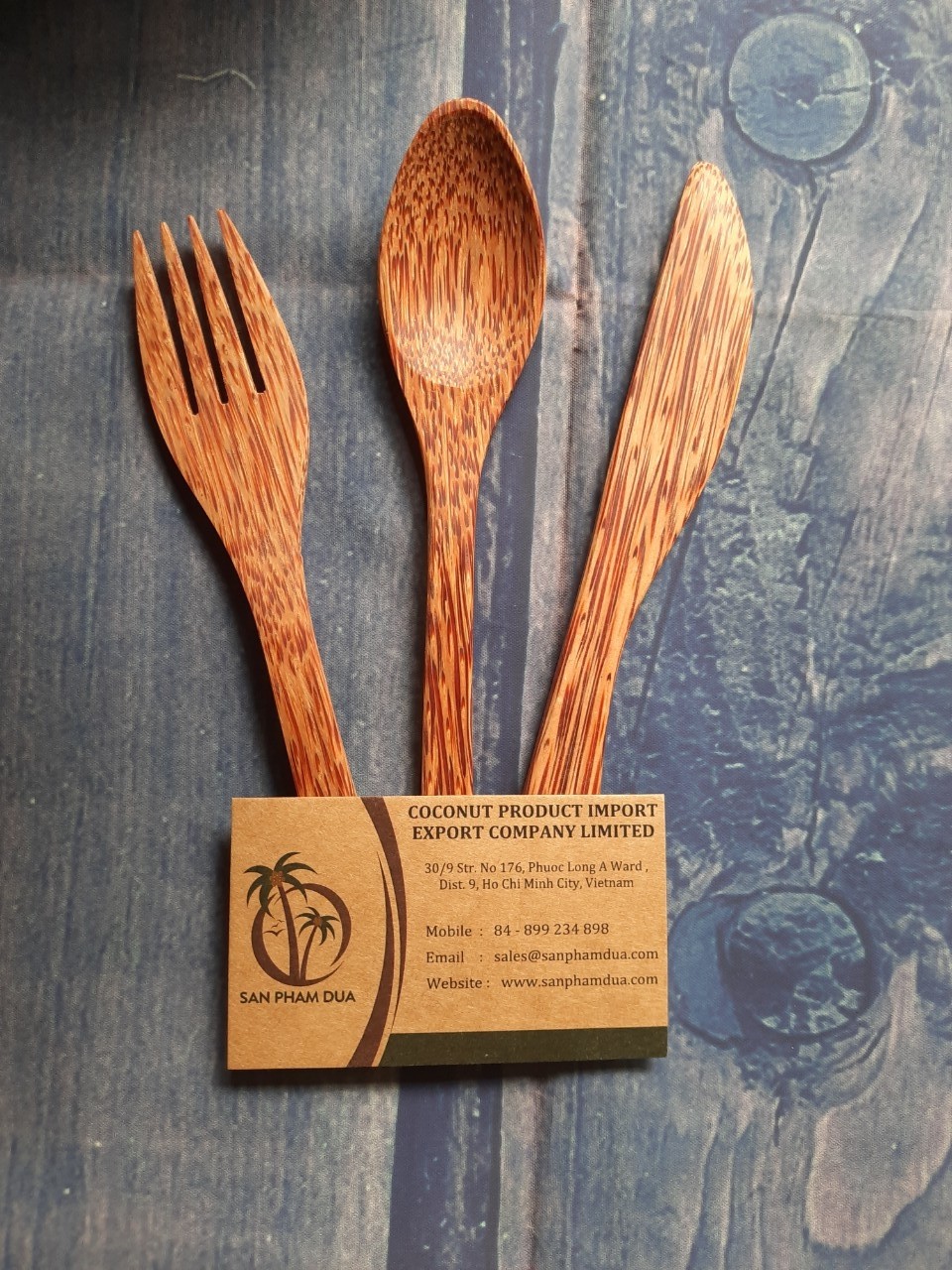 Coconut Wooden Cutlery by " SAN PHAM DUA" - Coconut Product